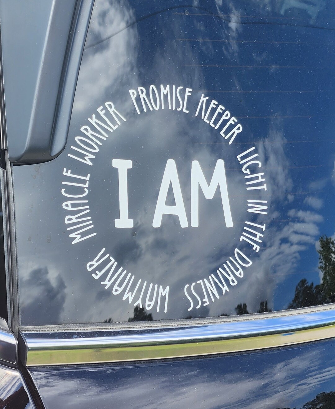 I AM - Bible Verse Decal - Etsy
