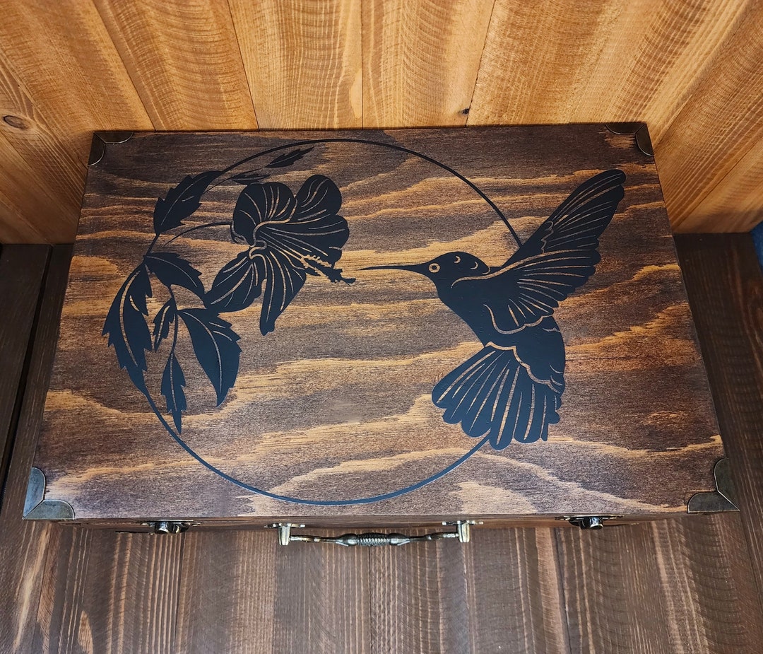 Hummingbird Memory Box / Loved Ones Memorial Box / Keepsake / Urn - Etsy