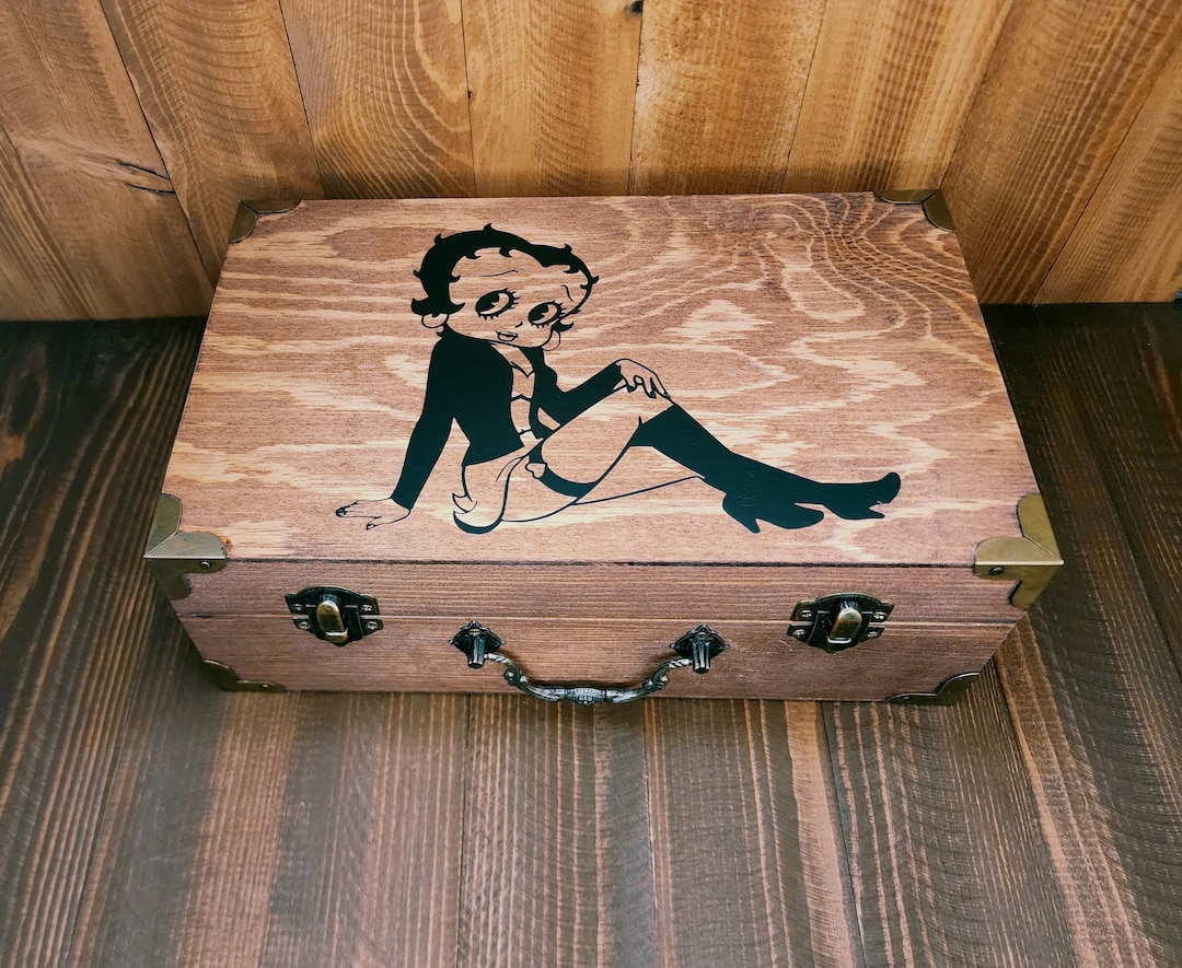 Betty Boop Memory Box / Stash Box / Keepsake Box / Customized Betty Box ...