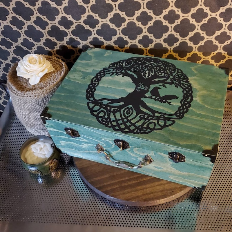 Tree of Life Wood Box - Etsy