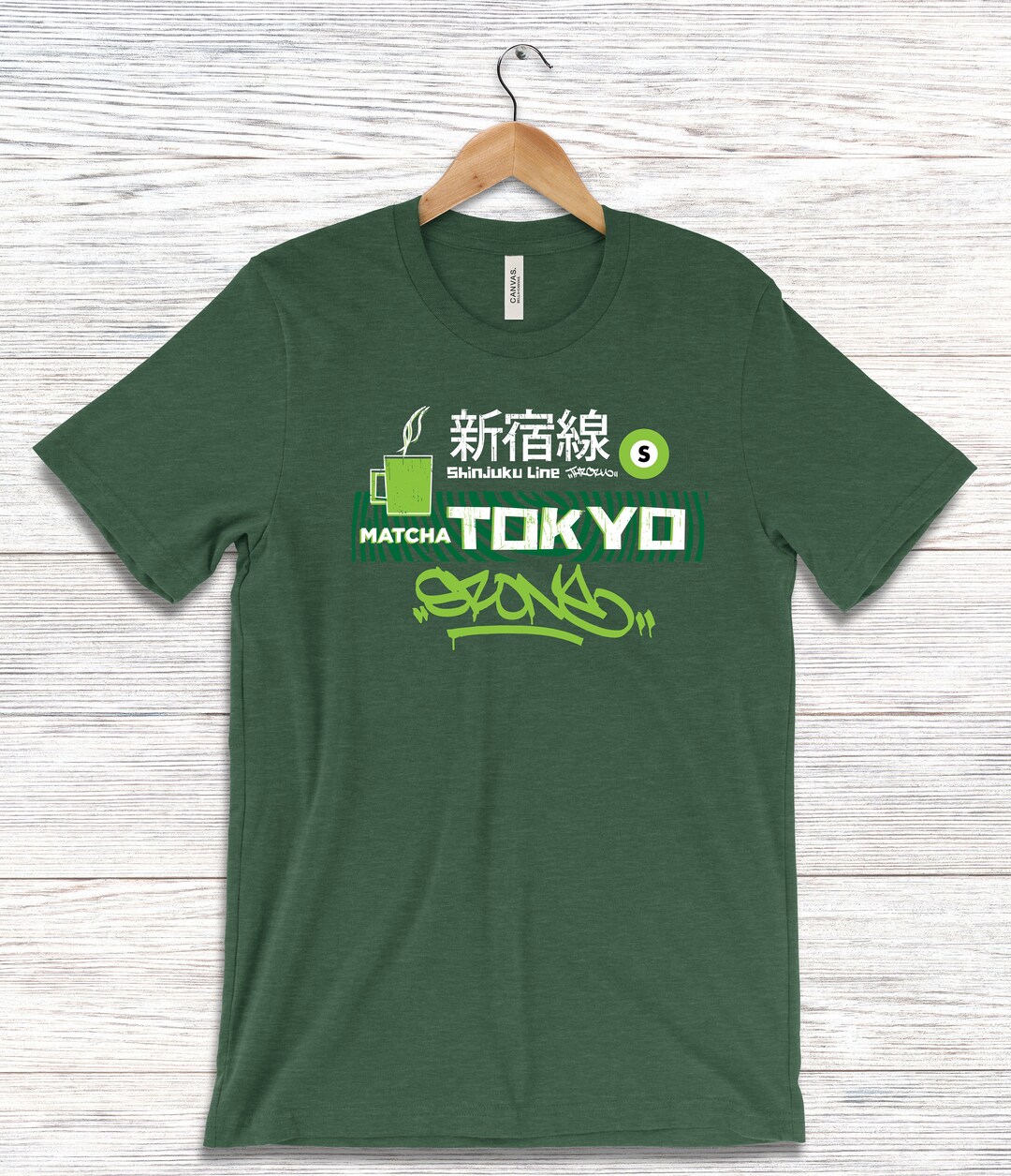 Matcha Tokyo Tshirt | Matcha Shirt | Foodie Graphic Shirt | SRONE THR ...