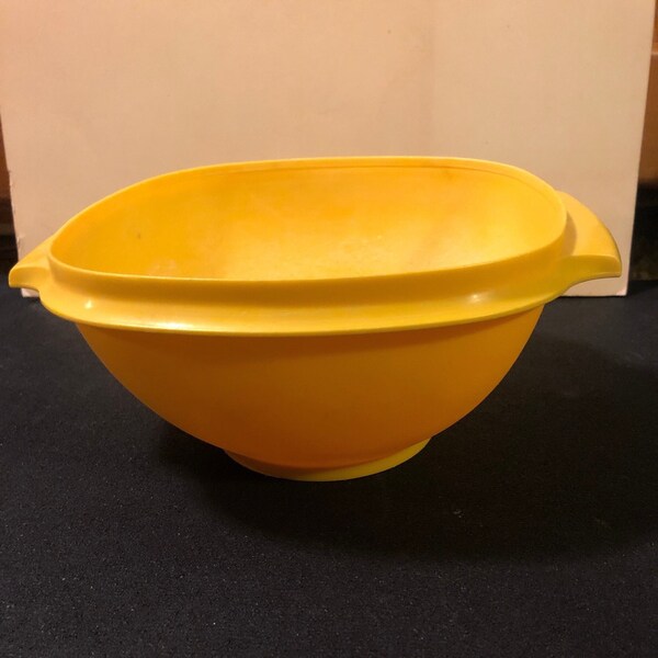 Yellow Tupperware Bowl - Etsy