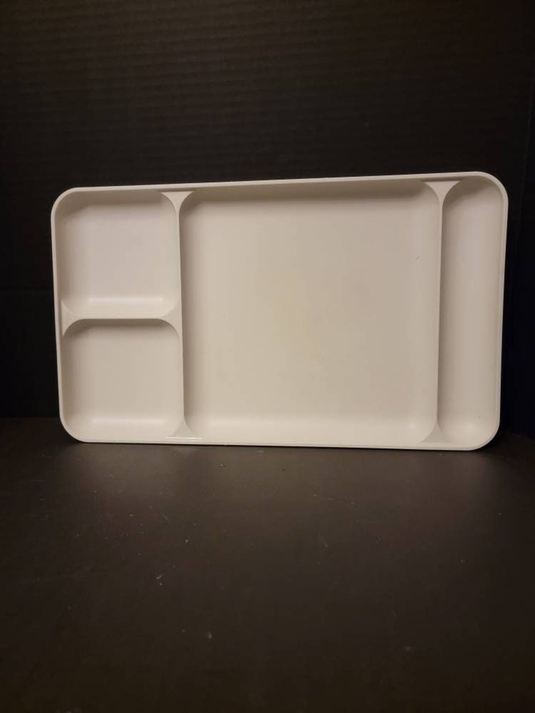 Vintage Tupperware Divided Meal Almond Food Lunch Tray #1535 TV Bed - Etsy