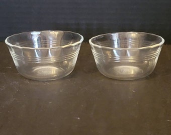 Vintage Pyrex Set of 3 Clear Glass Custard Cups 463 - Etsy
