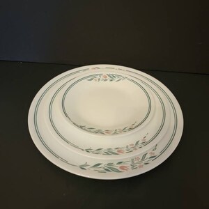 Vintage Corelle Corning Ware Rosemarie Tulip Serving Dish Berry Cereal ...