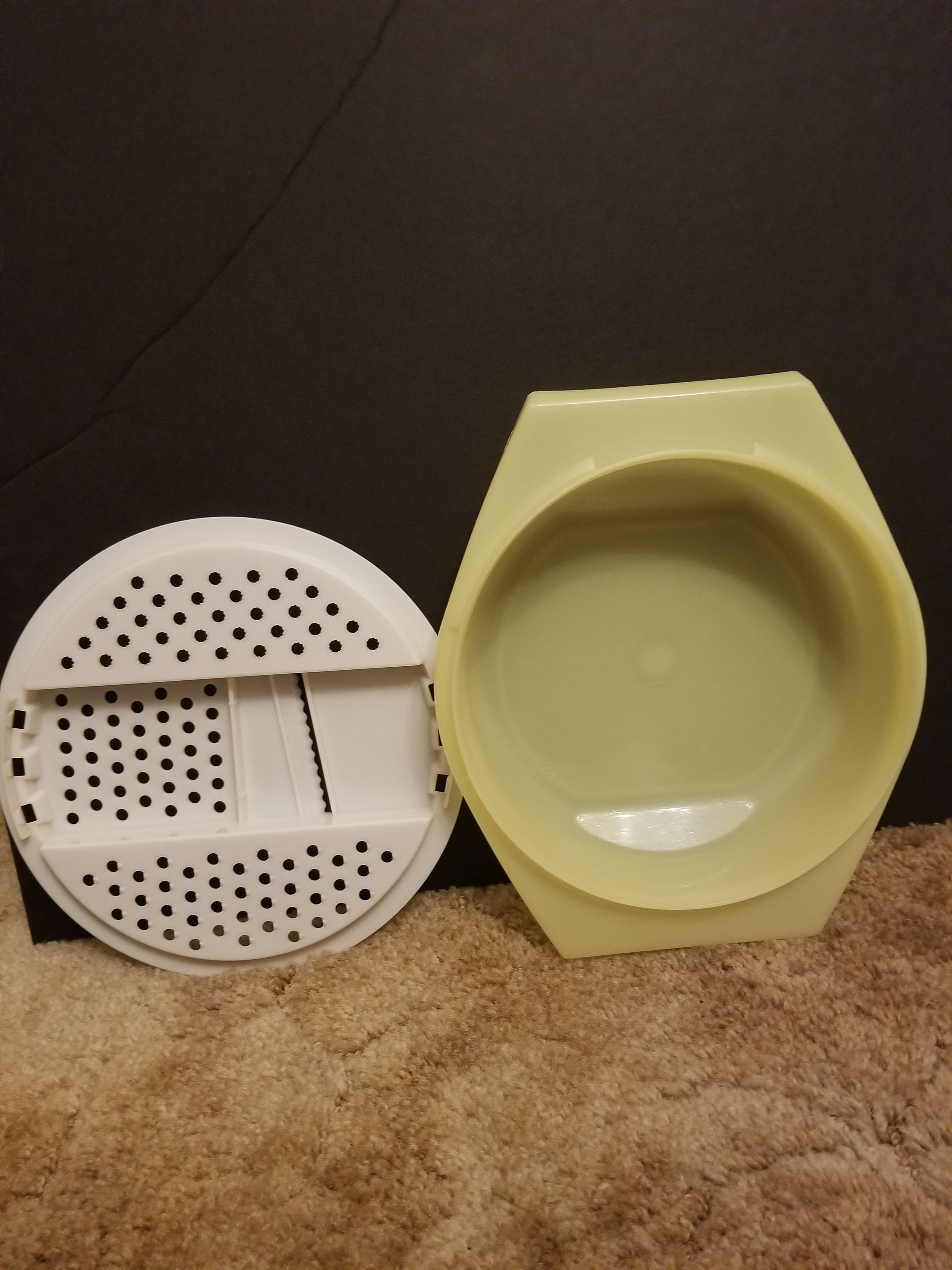 Vintage Tupperware 786-2 Cheese Grater Slicer Shredder Retro MCM ...