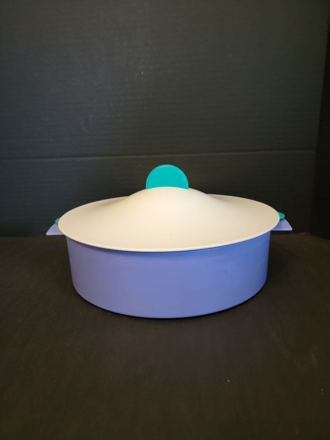 Vintage Tupperware 3 Pc Round Microwave Vegetable Rice Steamer 3066A ...