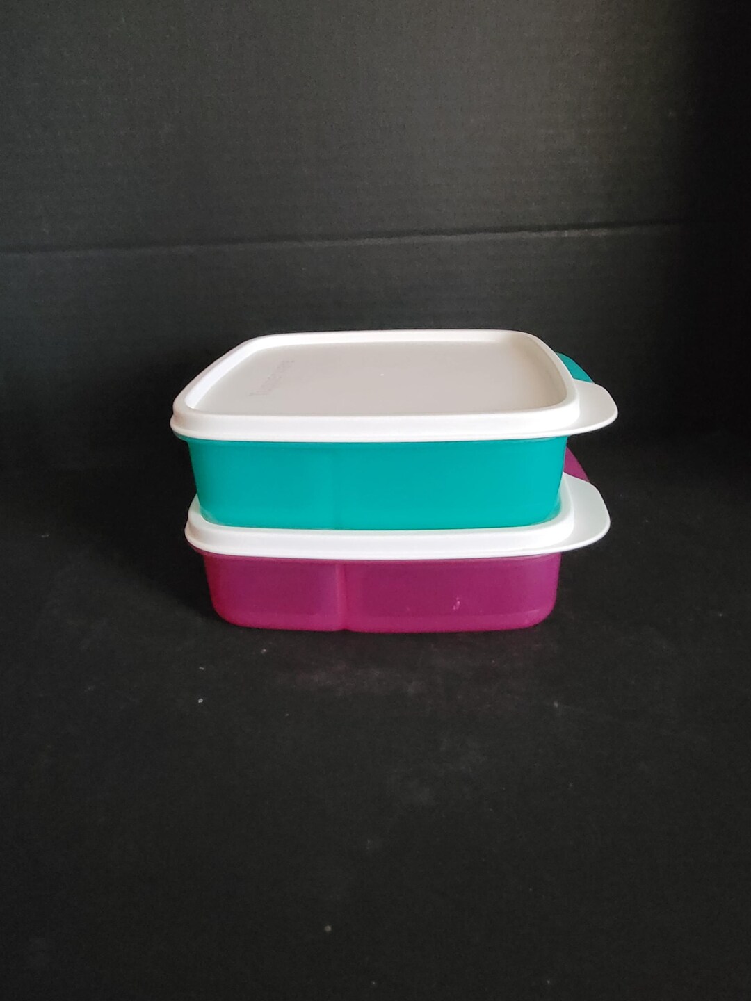2 Tupperware Lunch-it Divided Container 3 Compartments Lunch Meal Prep ...