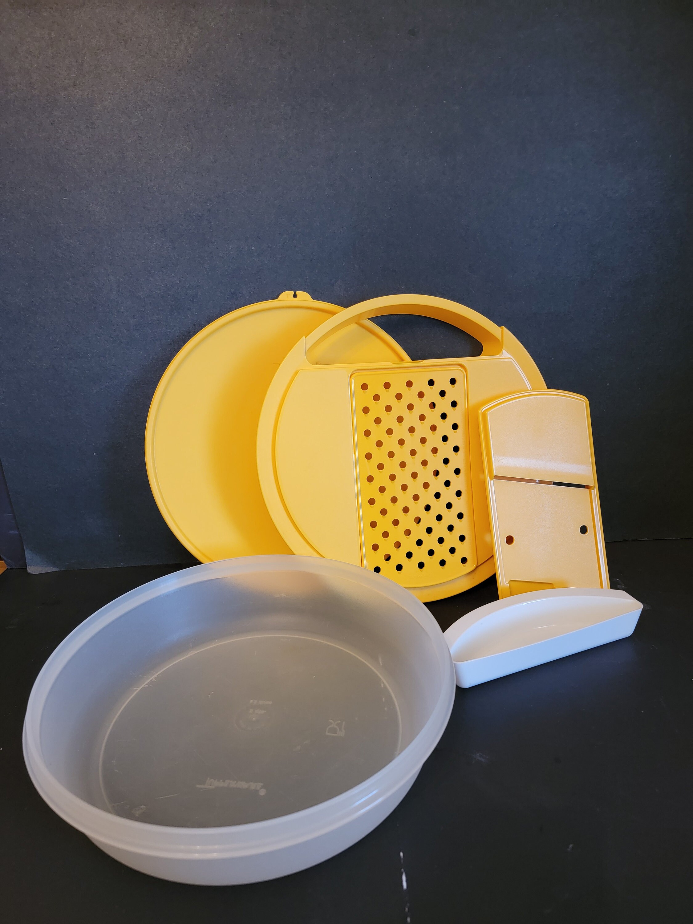 Vintage Tupperware Kitchen Work Station Cheese Grater Slicer Shredder ...