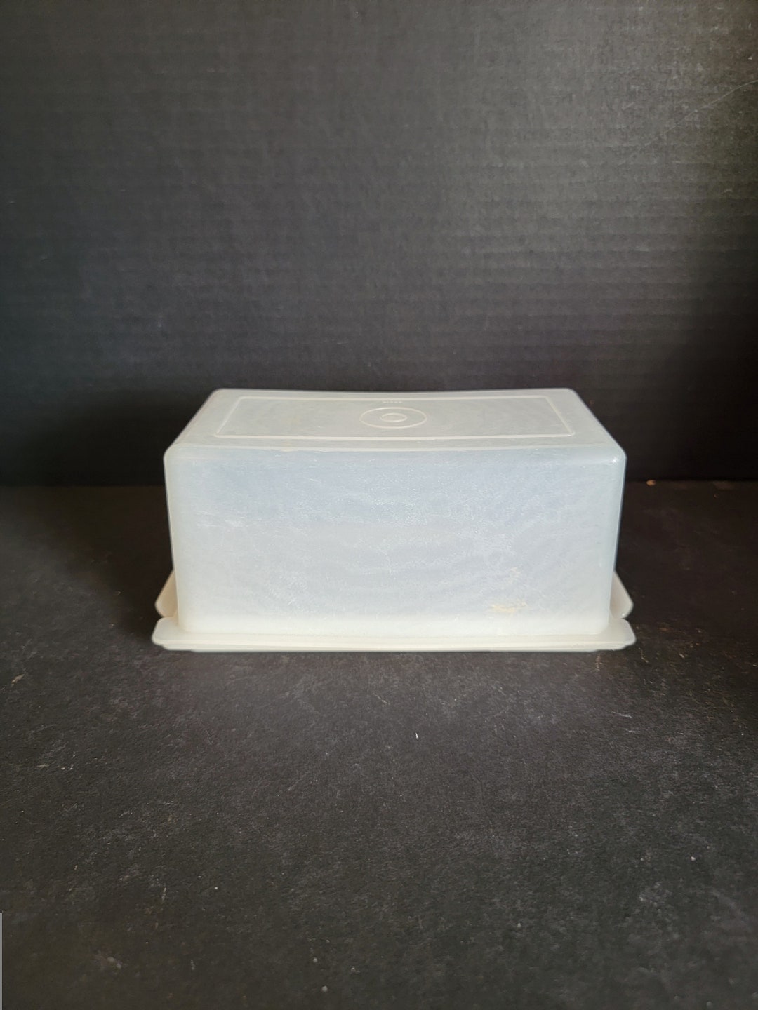 Tupperware Vintage 1 LB Butter Cheese Saver Keeper #639 #638 Clear ...