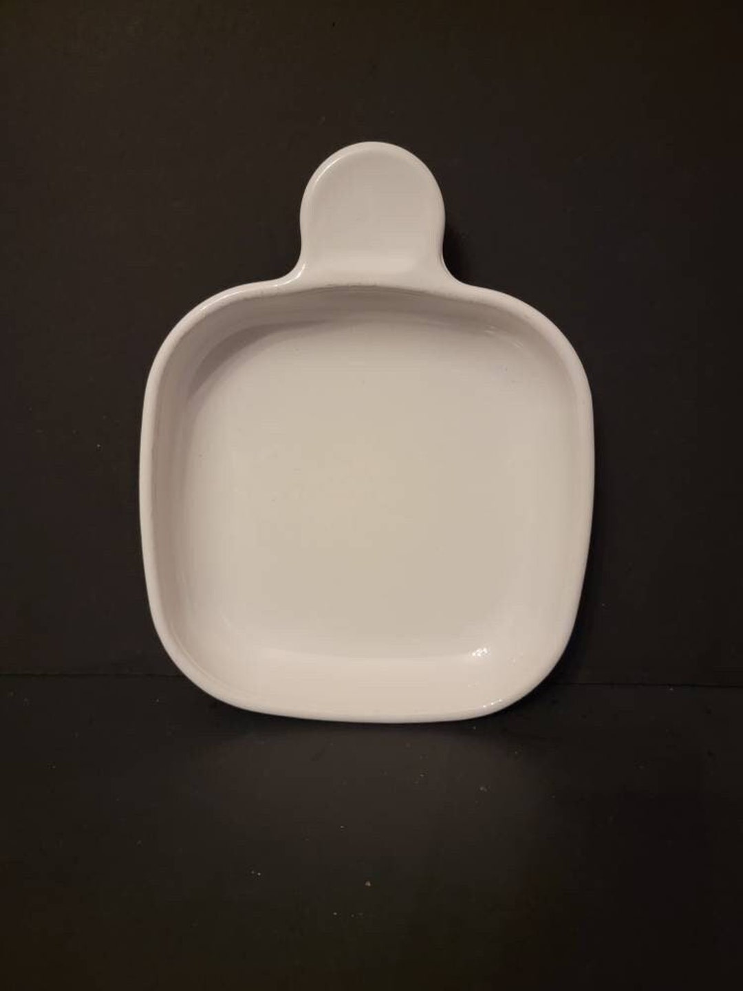 CORNING WARE Square Grab-it White Tab Handle Sidekick Sandwich Snack ...