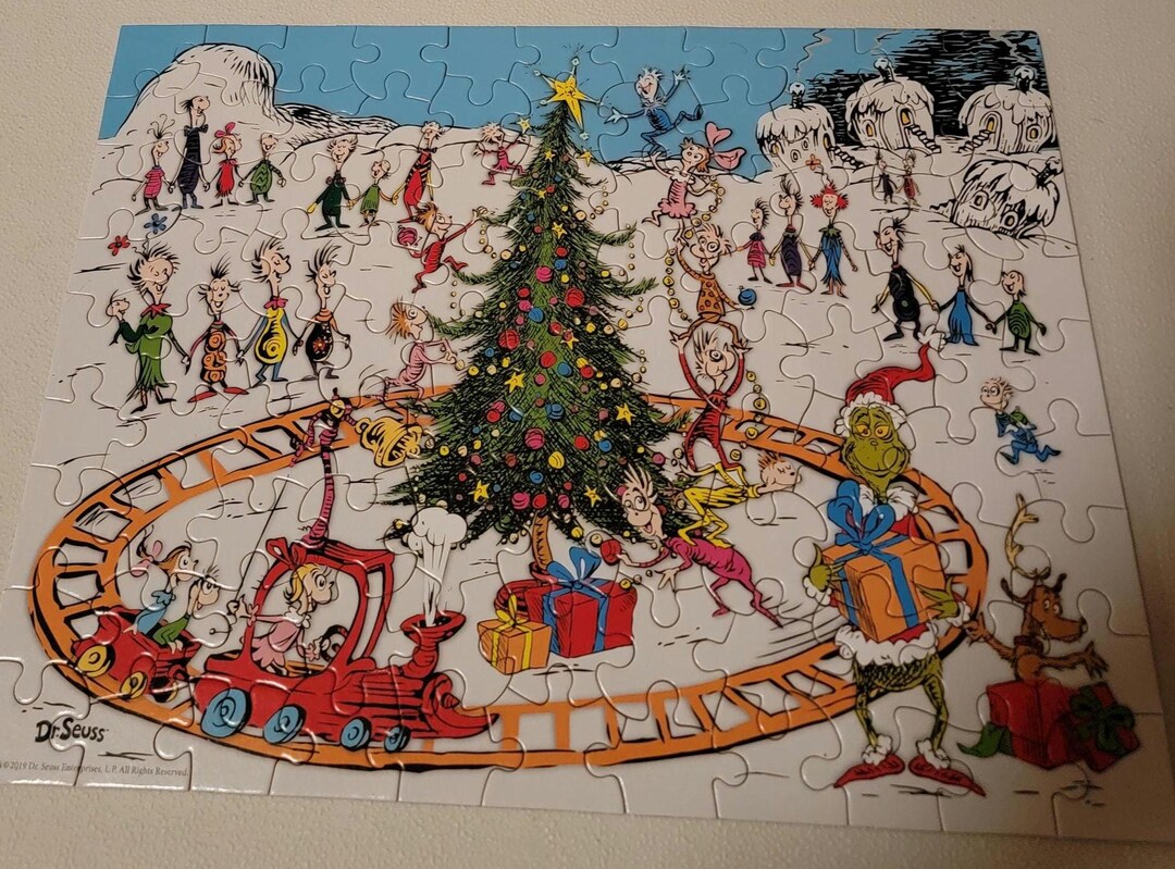 Dr Seuss 100 Piece Jigsaw Puzzle. whoville . the Classics Collection ...