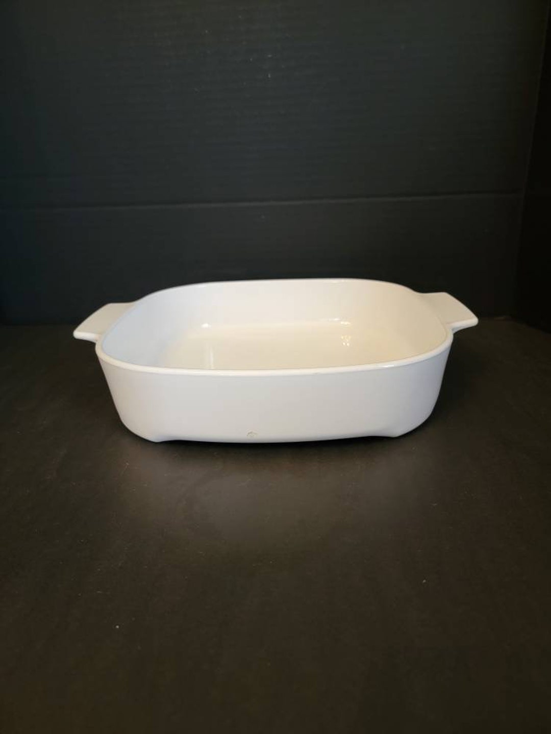 Vintage Corning Ware Microwave Browning Casserole Dish White MW-A-10 10 ...