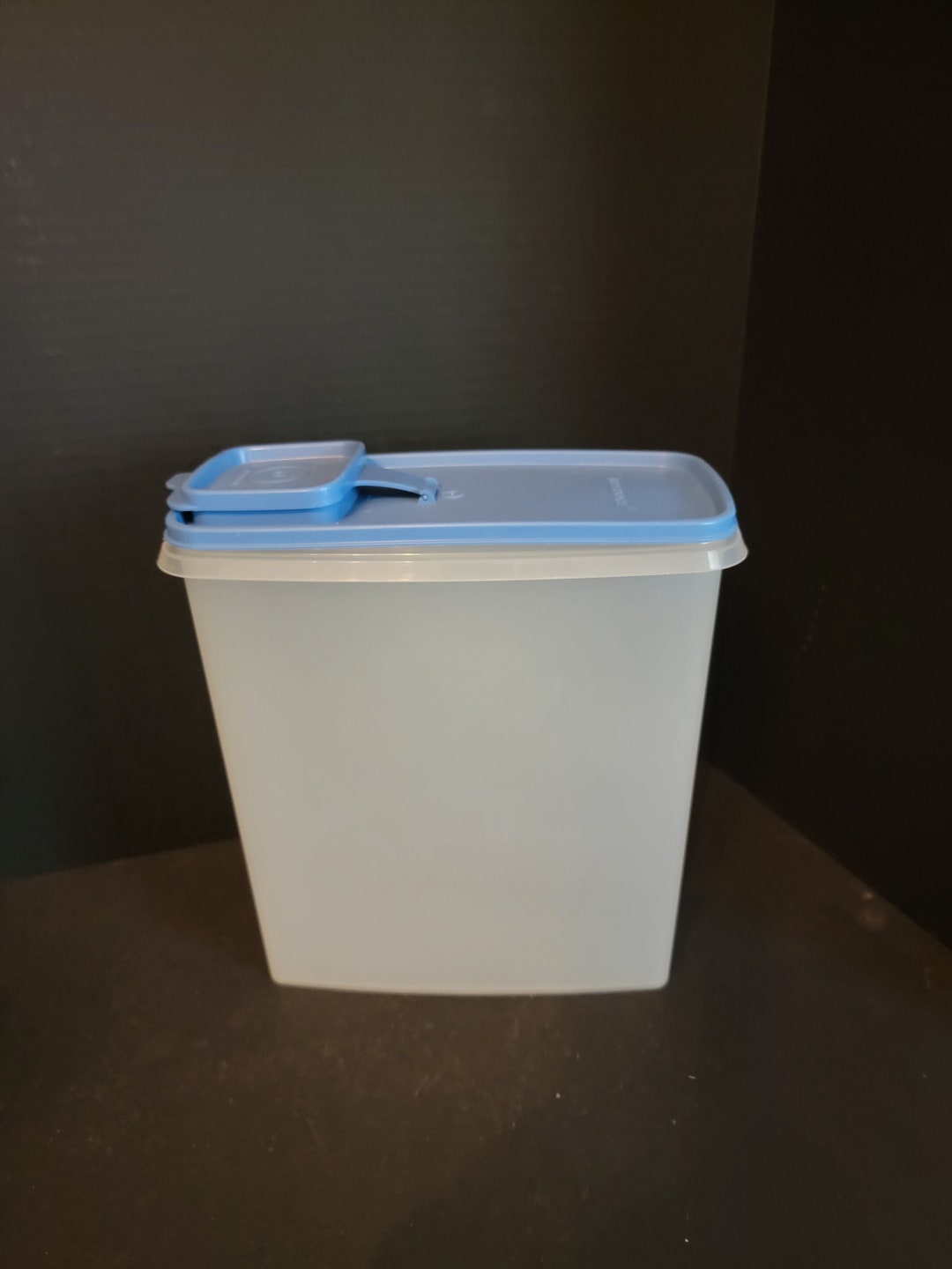 Vintage Tupperware Super Cereal Keeper 20 Cup Storage Container Sheer ...