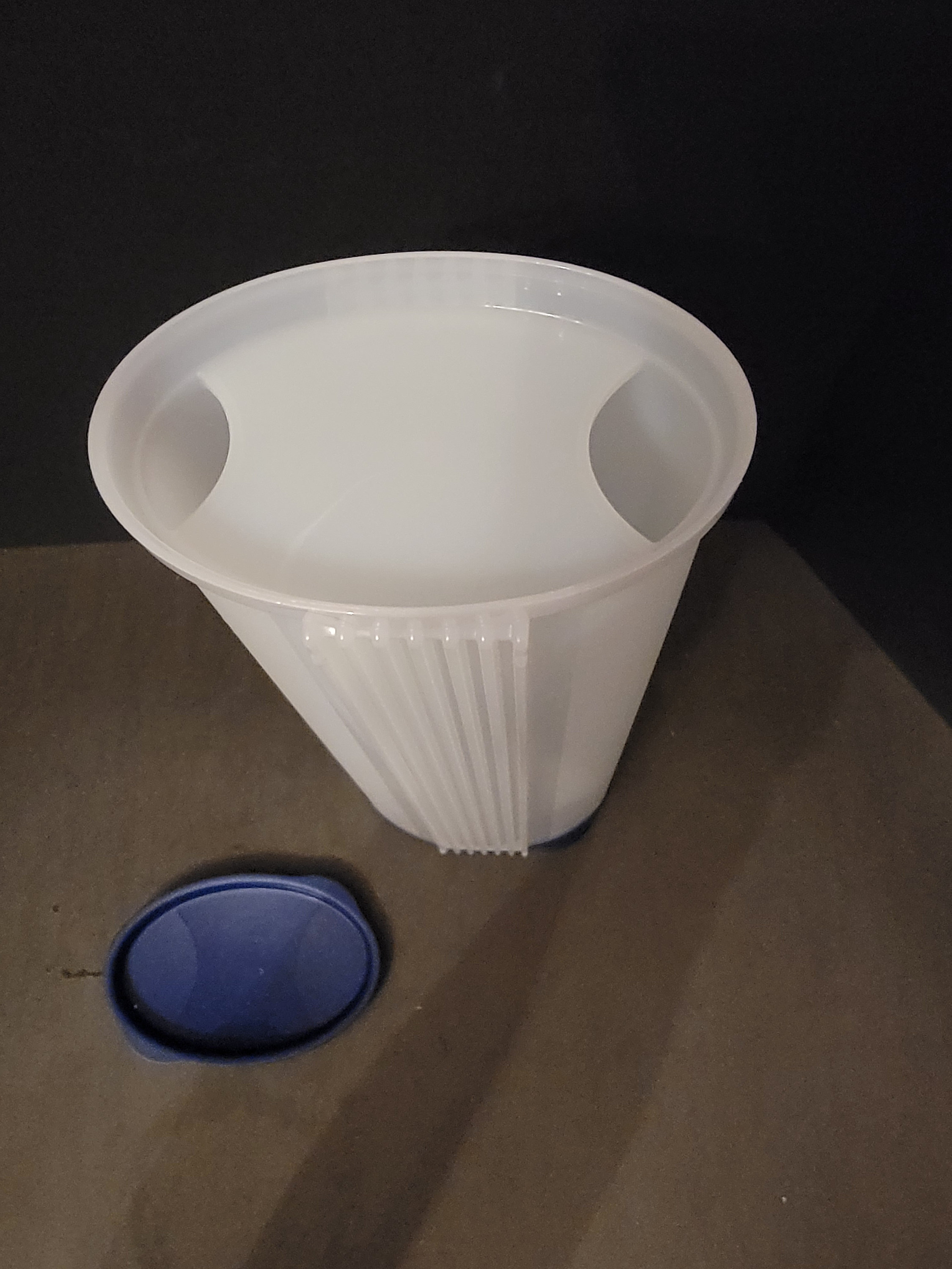 Vintage Tupperware Spaghetti Storage Container Portion Holes - Etsy