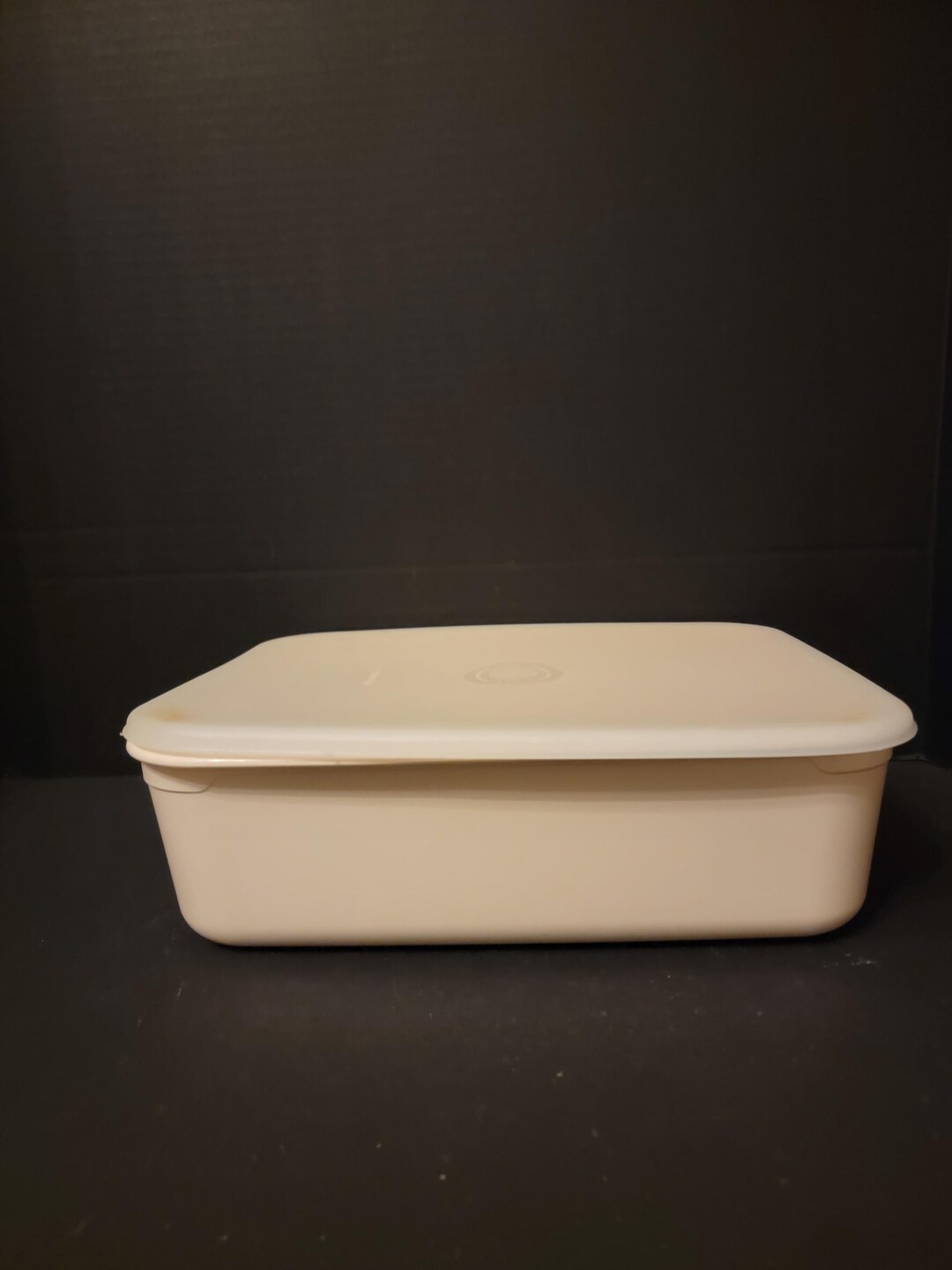 Vintage Tupperware Rectangle Pan W Lid #2341B Almond Casserole Dish ...