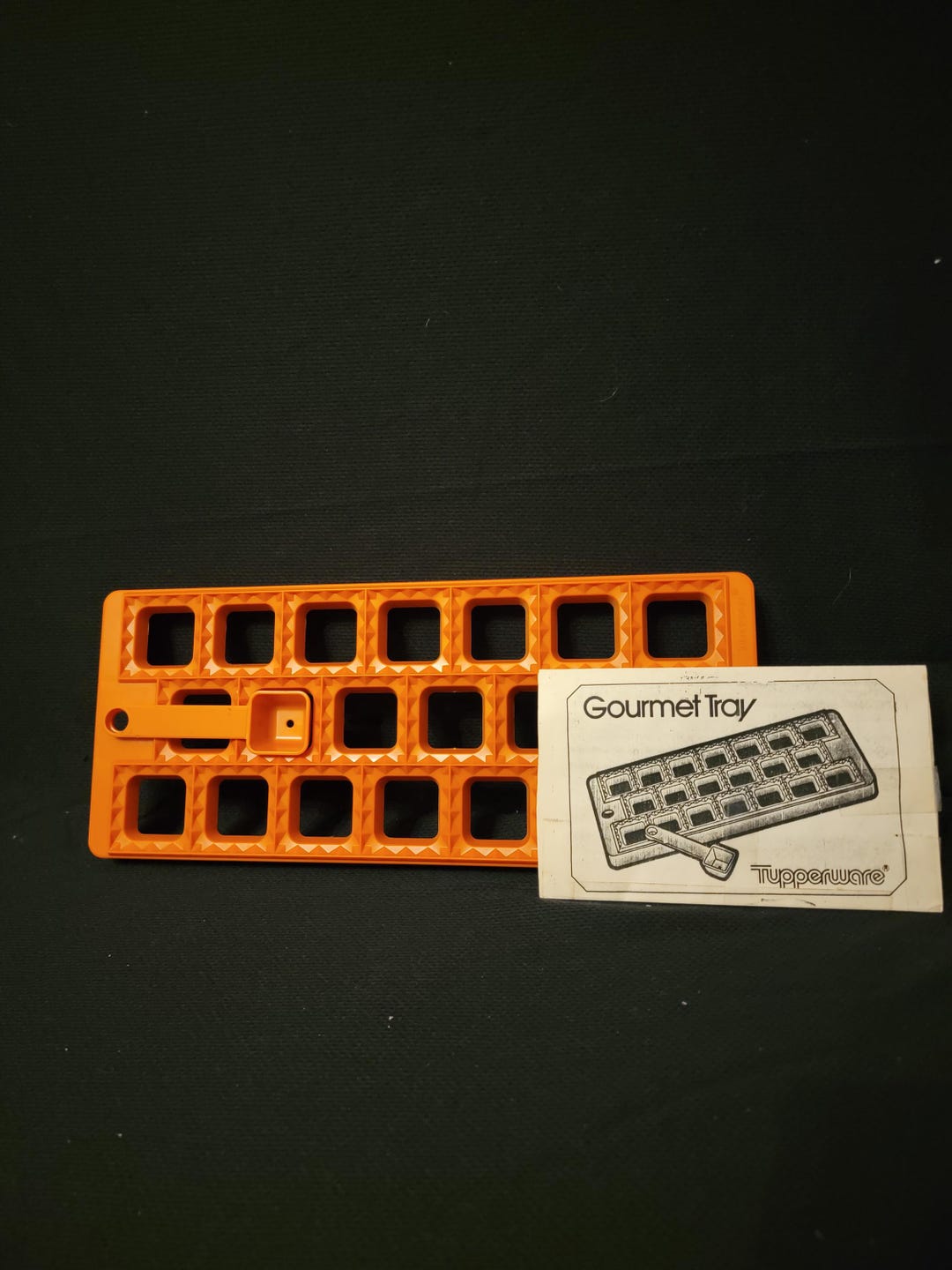 Vintage Tupperware Gourmet Tray Ravioli Pierogi Dumpling Maker Filler ...