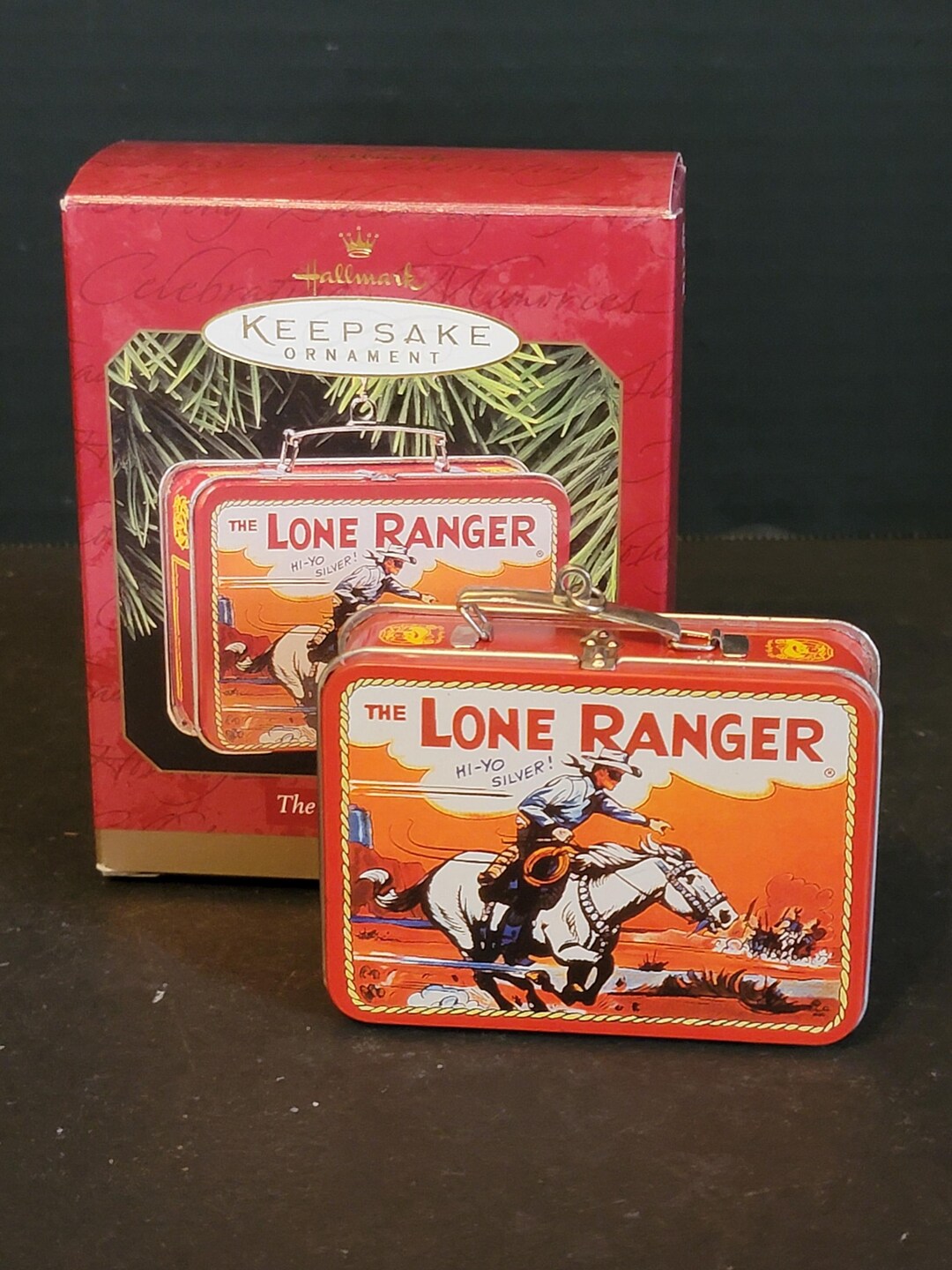 Vintage the Lone Ranger Lunch Box Hallmark Keepsake Ornament Opens ...