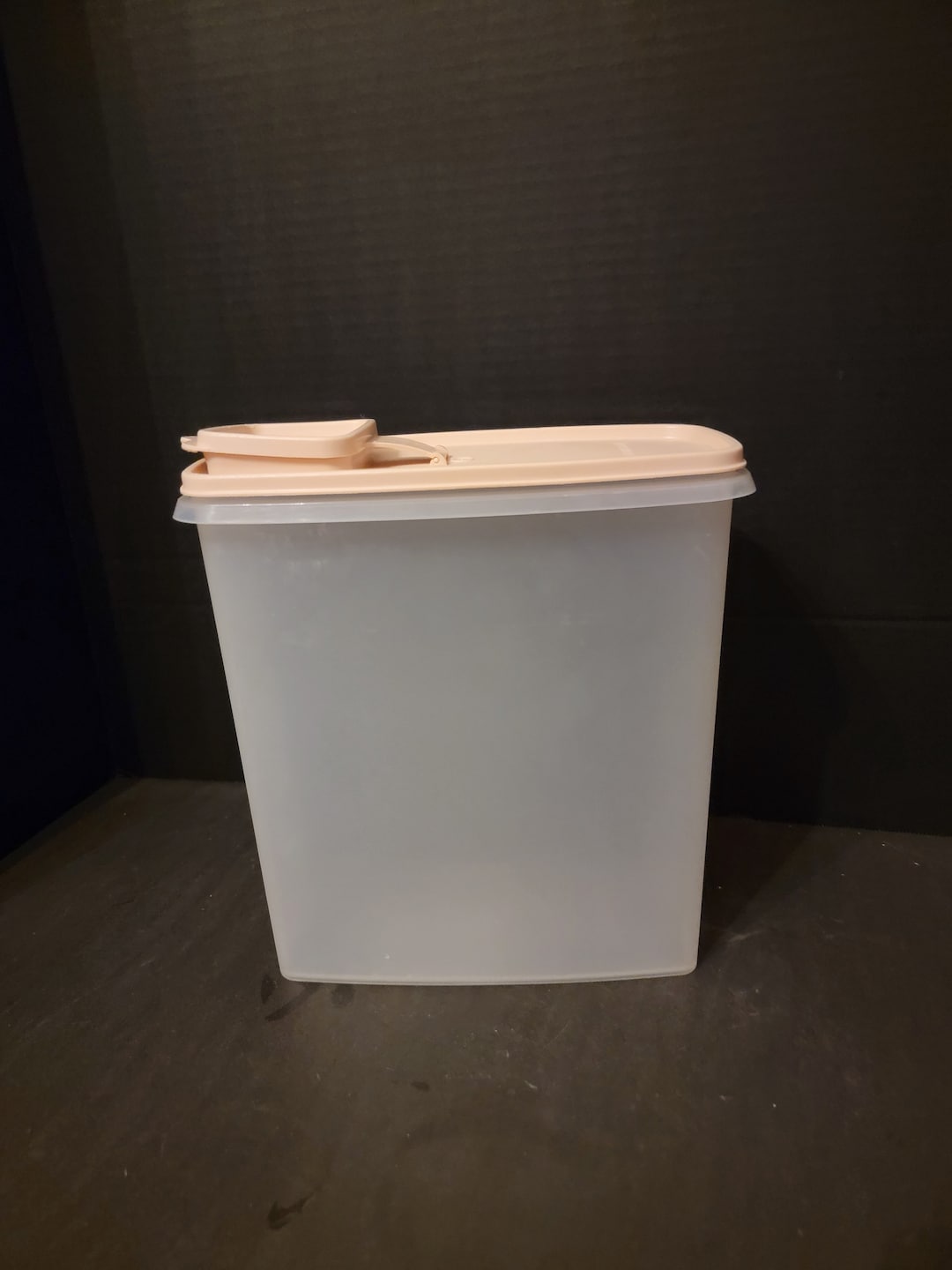 Vintage Tupperware Super Cereal Keeper 20 Cup Storage Container Sheer ...