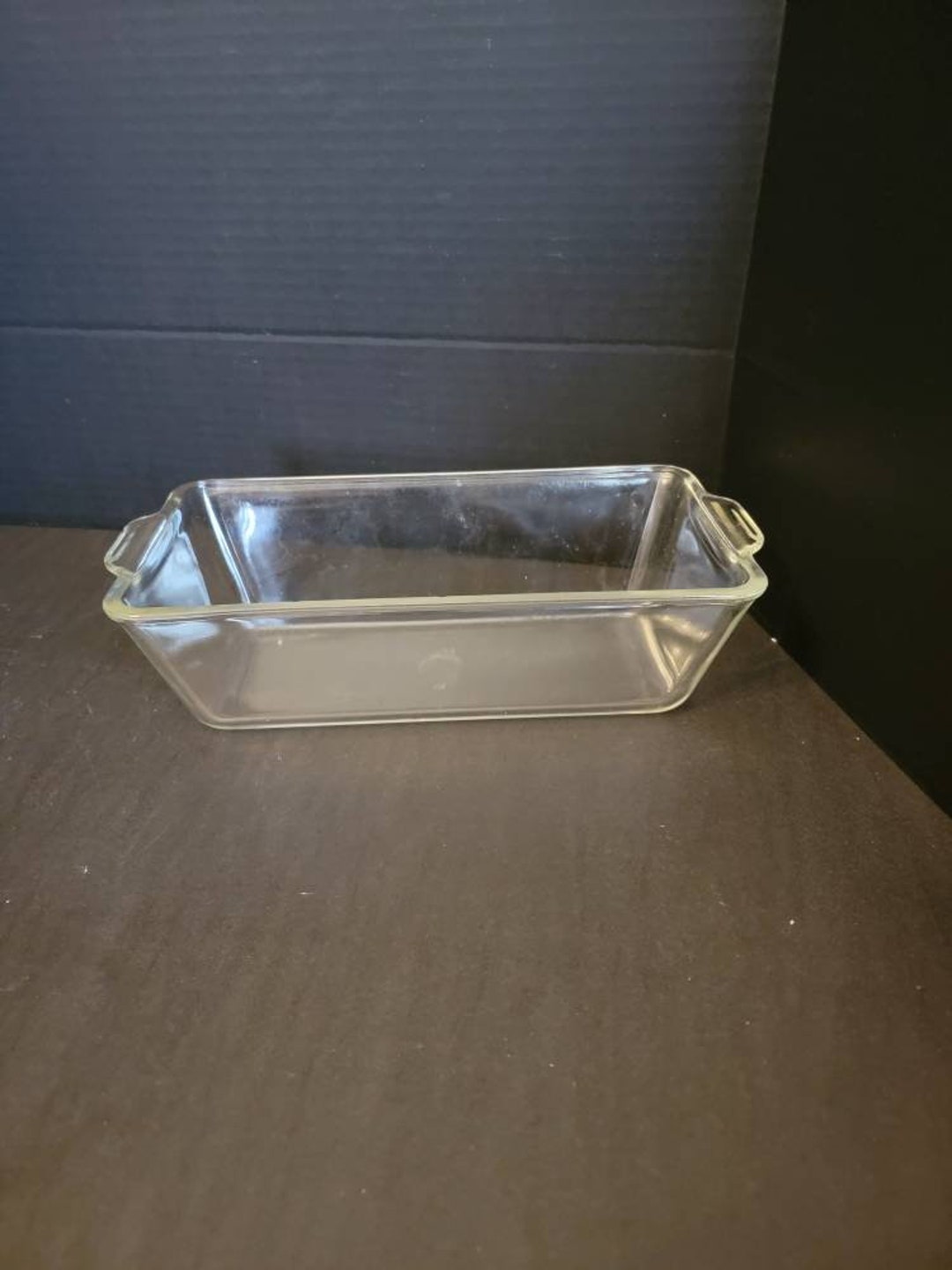 Vintage Pyrex Loaf Pan W Tab Handles Baking Dish 10.5" X 5.5" X 3" #214 ...