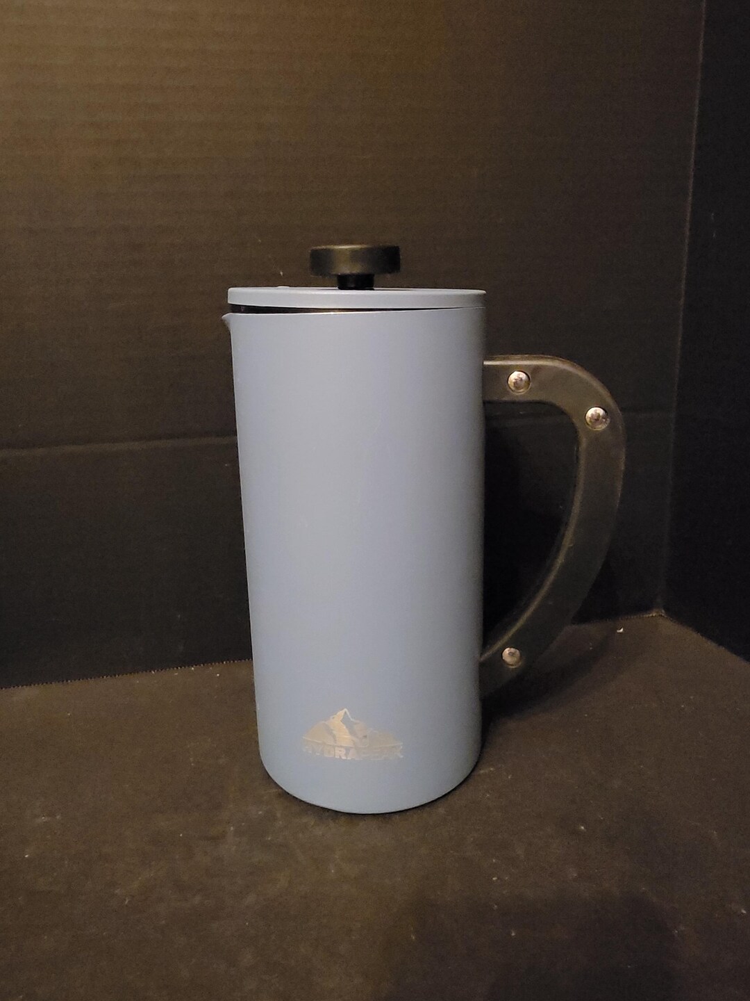 Hydrapeak Slate Blue Insulated French Press 34 Oz Coffee Maker ...
