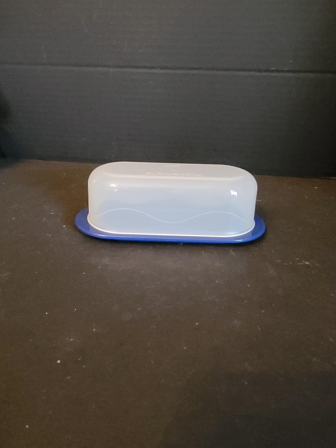 Tupperware Vintage 1/4 Lb Butter Cheese Saver Keeper #3080 Clear Cover ...