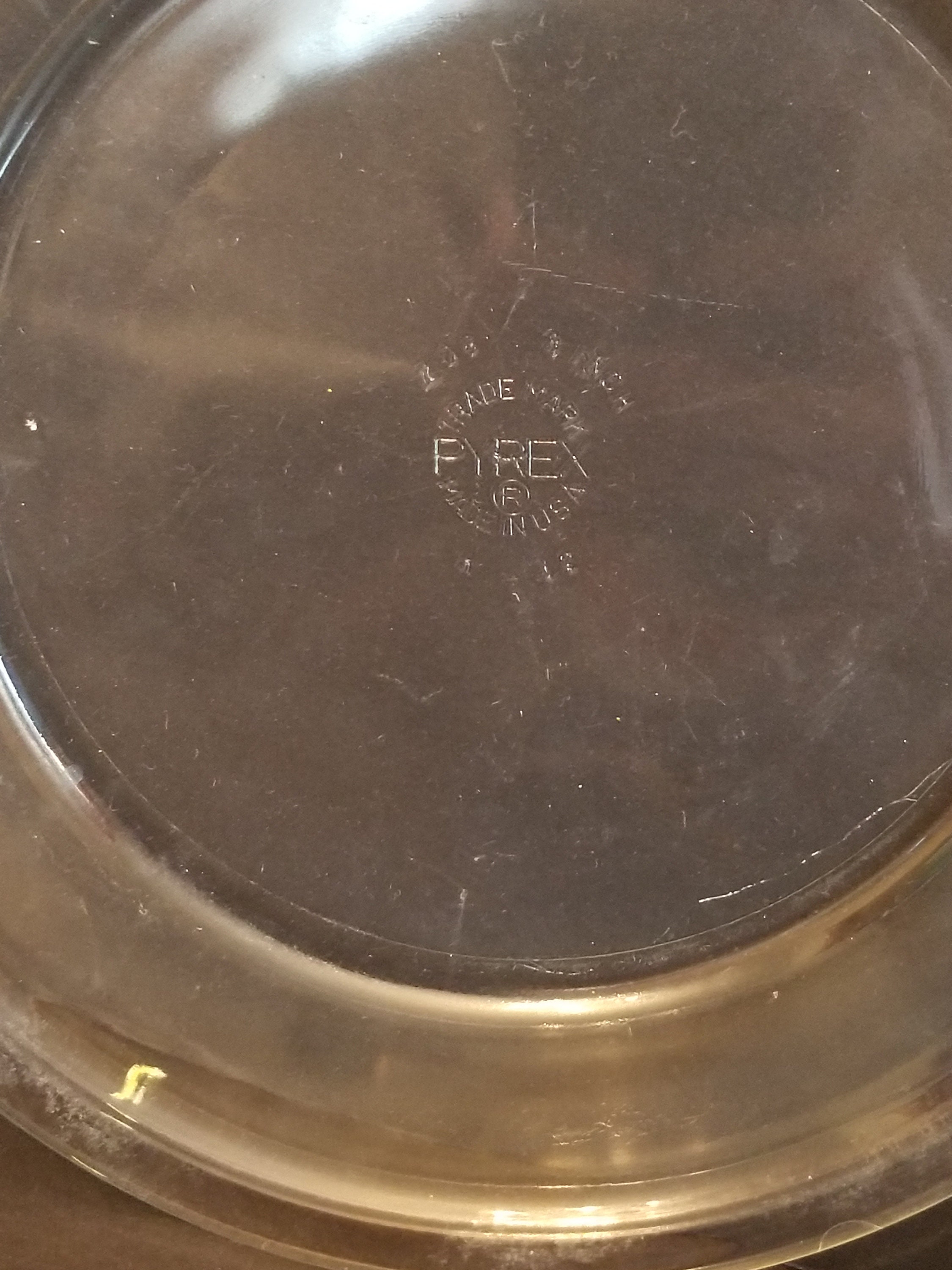 Vintage Pyrex Glass Pie Pan Plate Baking Dish 8 Inch 208 - Etsy