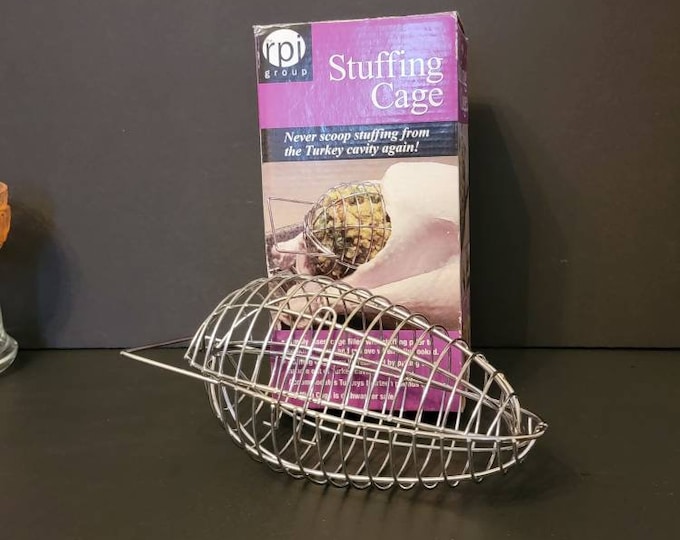 Vintage Stuffing Cage NIB Roast Turkey Duck Farmhouse Kitchen - Etsy