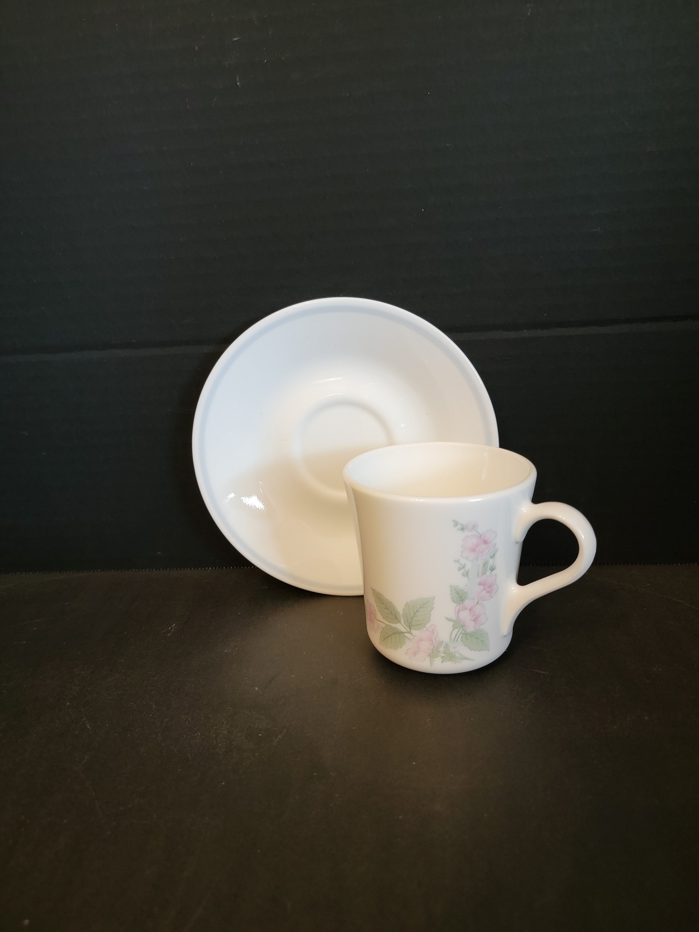 Vintage Corelle Corning Ware Veranda Pink Flowers Green Leaves - Etsy