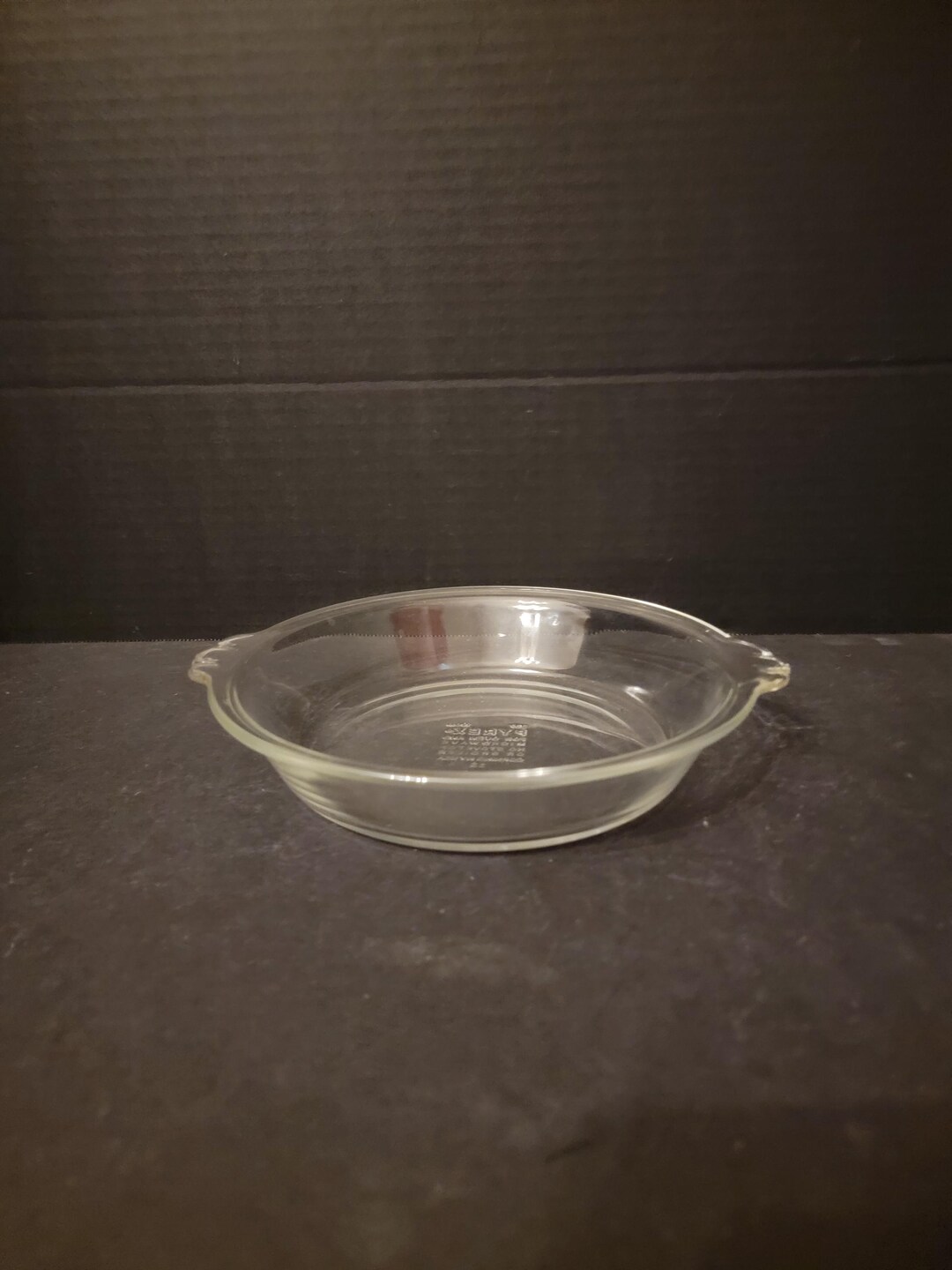 Vintage Pyrex Glass Pie Pan 7 Plate Tart Dish Baker Individual Serving ...