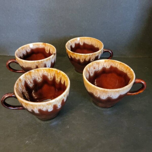 Brown Drip Dishes - Etsy