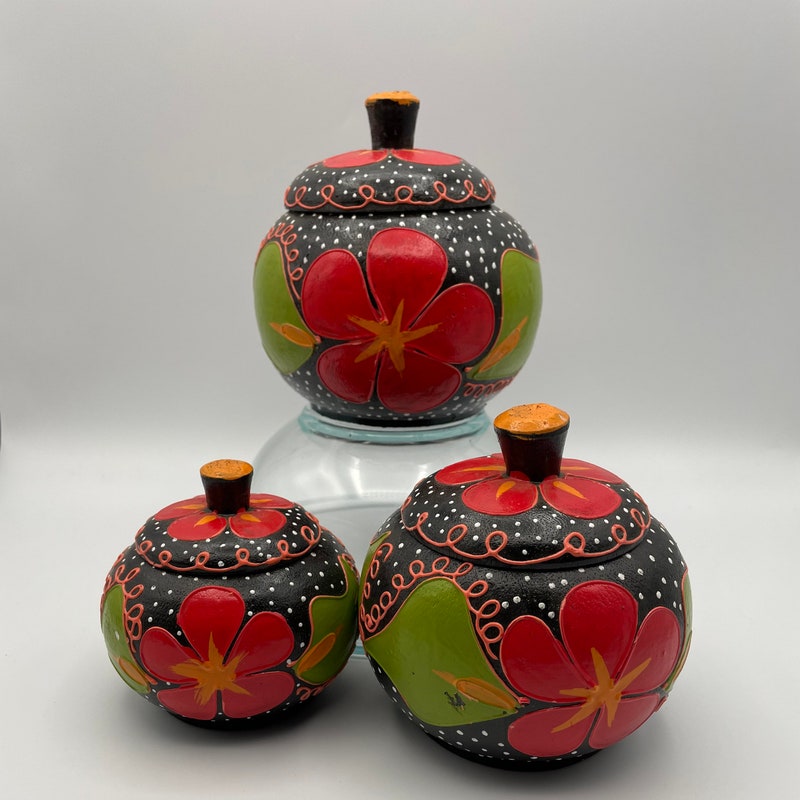 Painted Container - Etsy