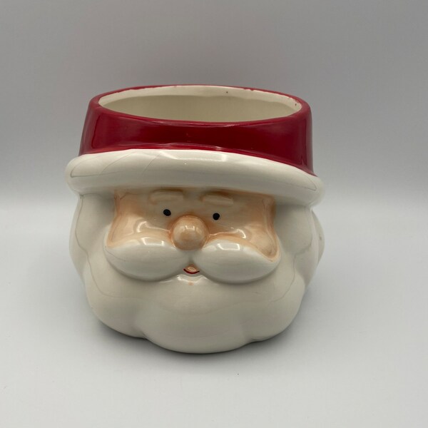 Santa Planter - Etsy