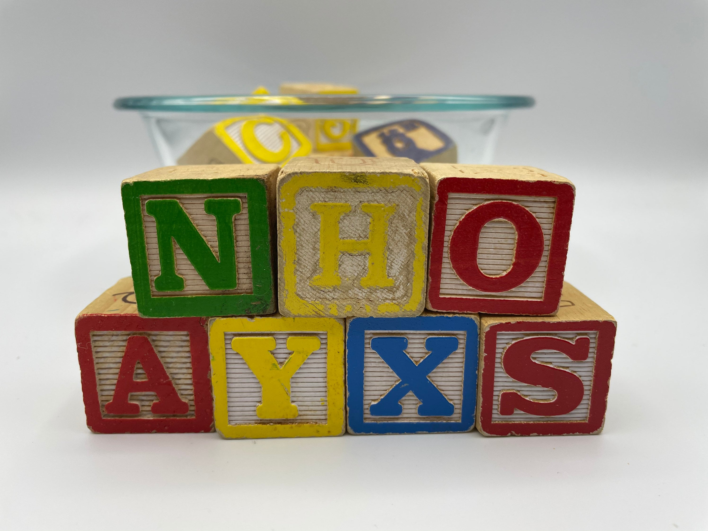 Vintage Wood Alphabet Blocks ABC Blocks Vintage Wood Block - Etsy