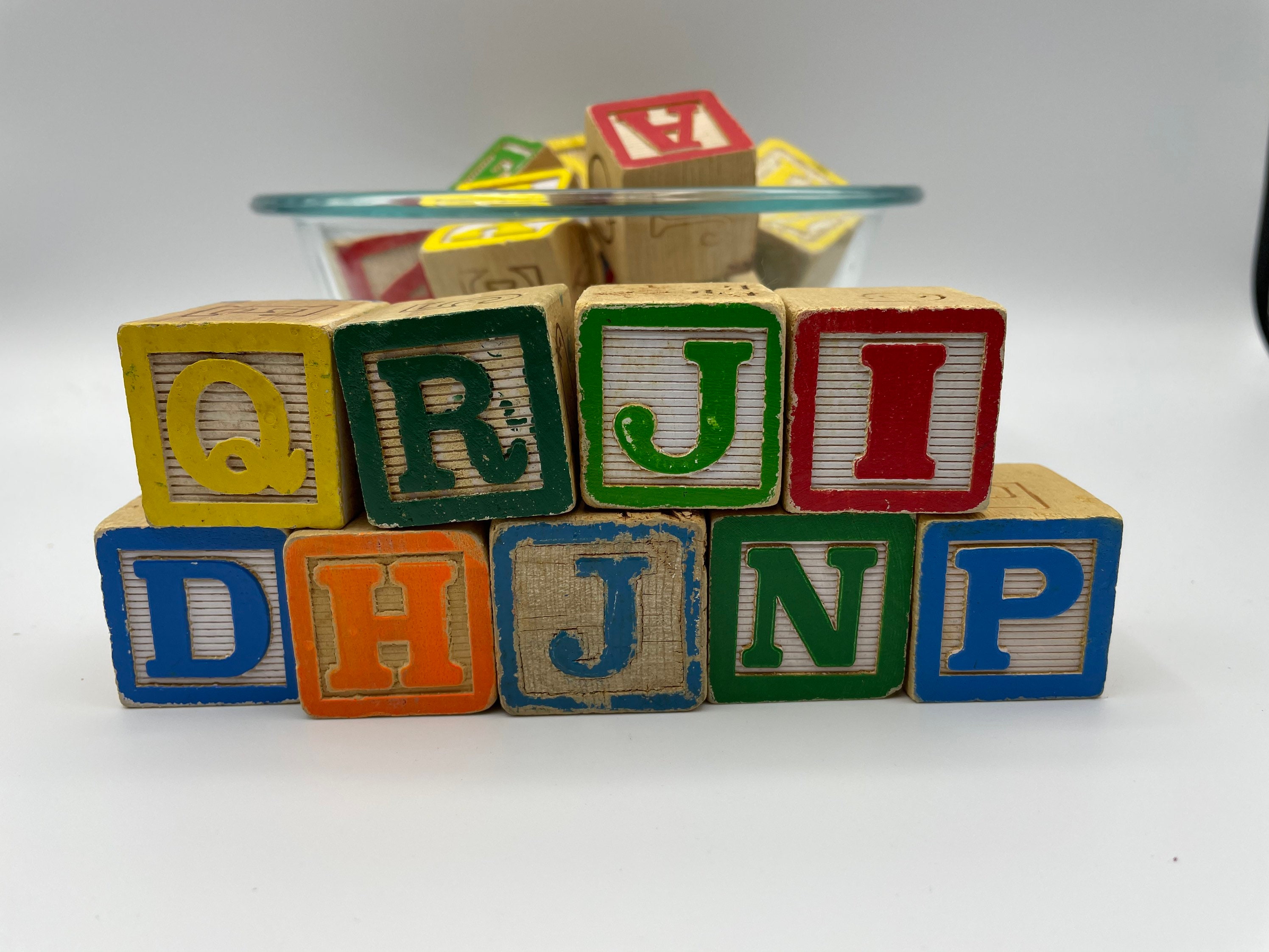 Vintage Wood Alphabet Blocks ABC Blocks Vintage Wood Block - Etsy