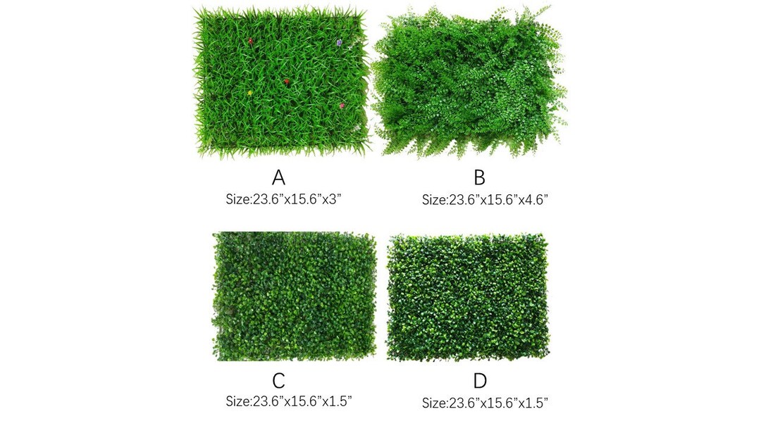 Artificial Plastic Green Grass Wall Eucalyptus With Leaf - Etsy
