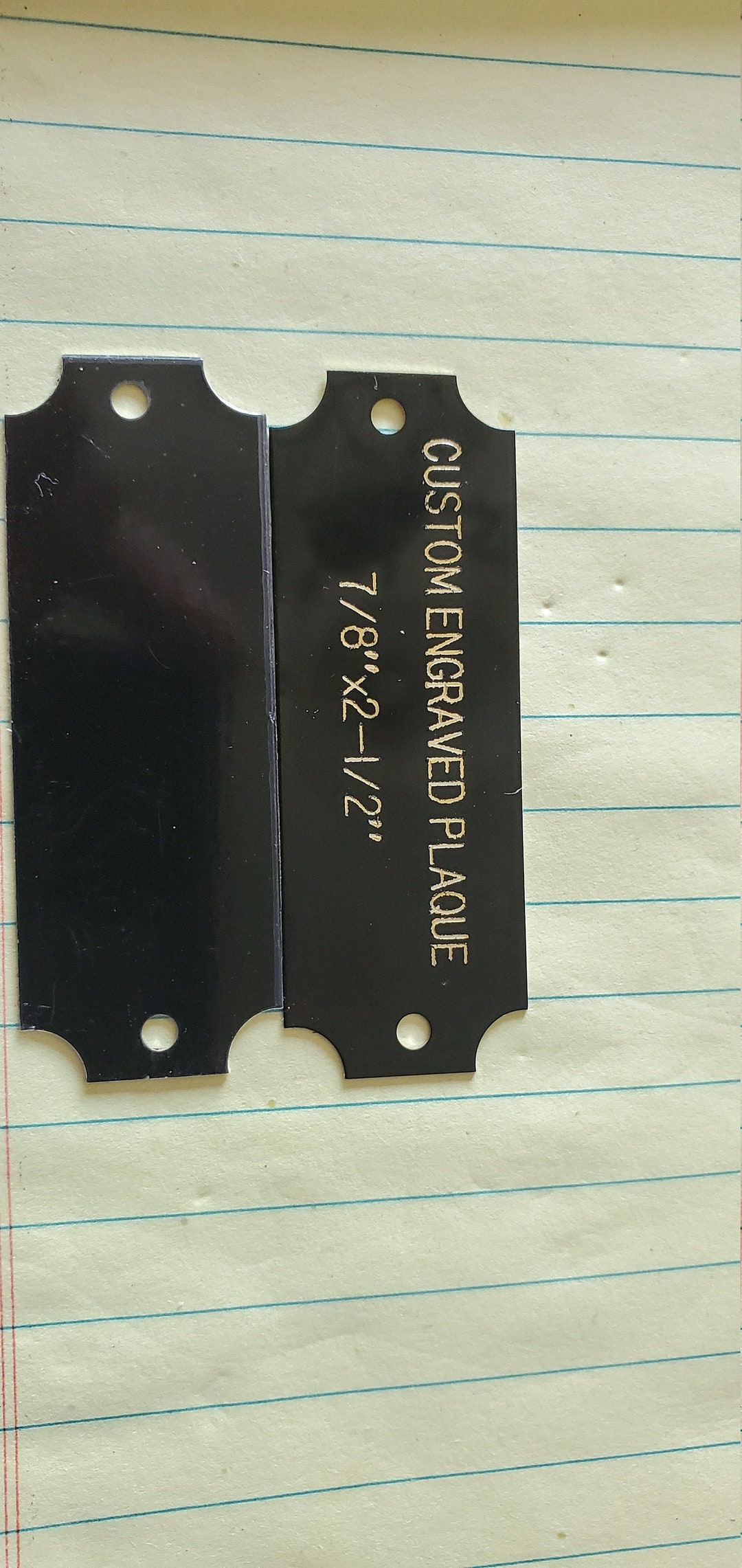 Custom Engraved Trophy Plate: Perpetual Award Plaque (7/8 X 2-1/2) - Etsy