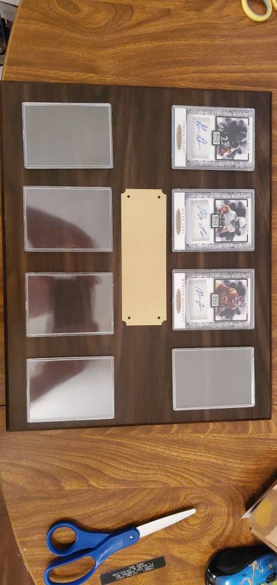 Baseball / Football / Sports Trading Card Personalized Wall - Etsy