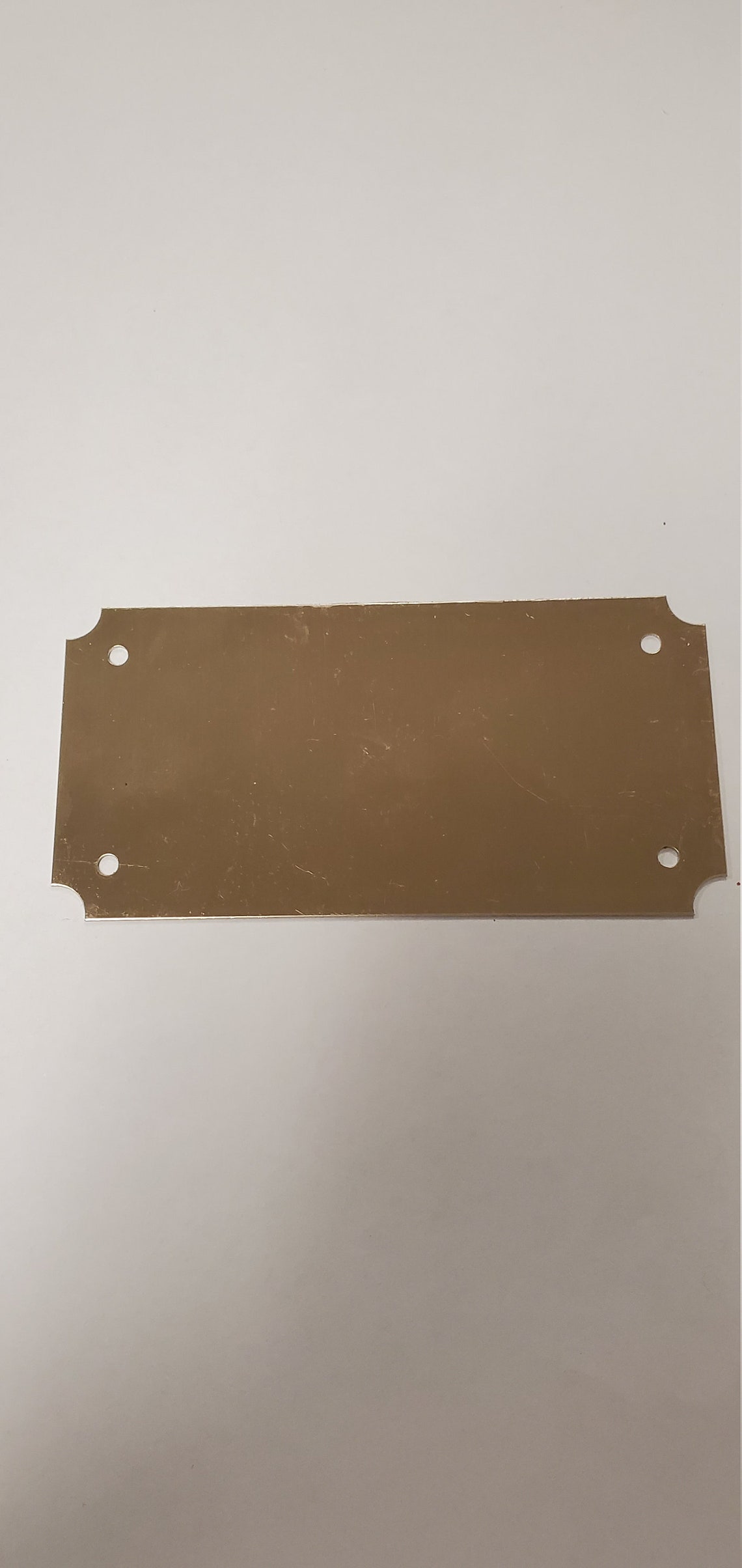 Custom Engraved Brass Plaque Personalized Name Plate | Etsy