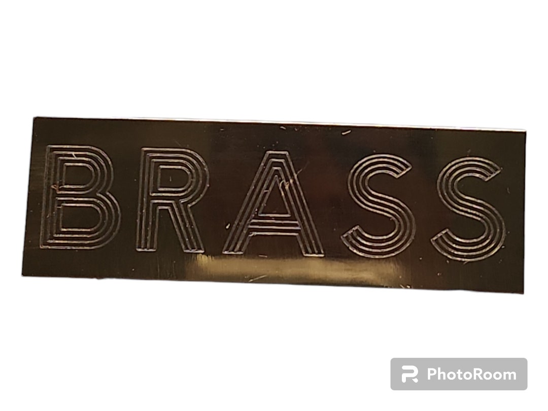 Custom Engraved Brass Plaque, Personalized, Name Plate, Picture Frame ...