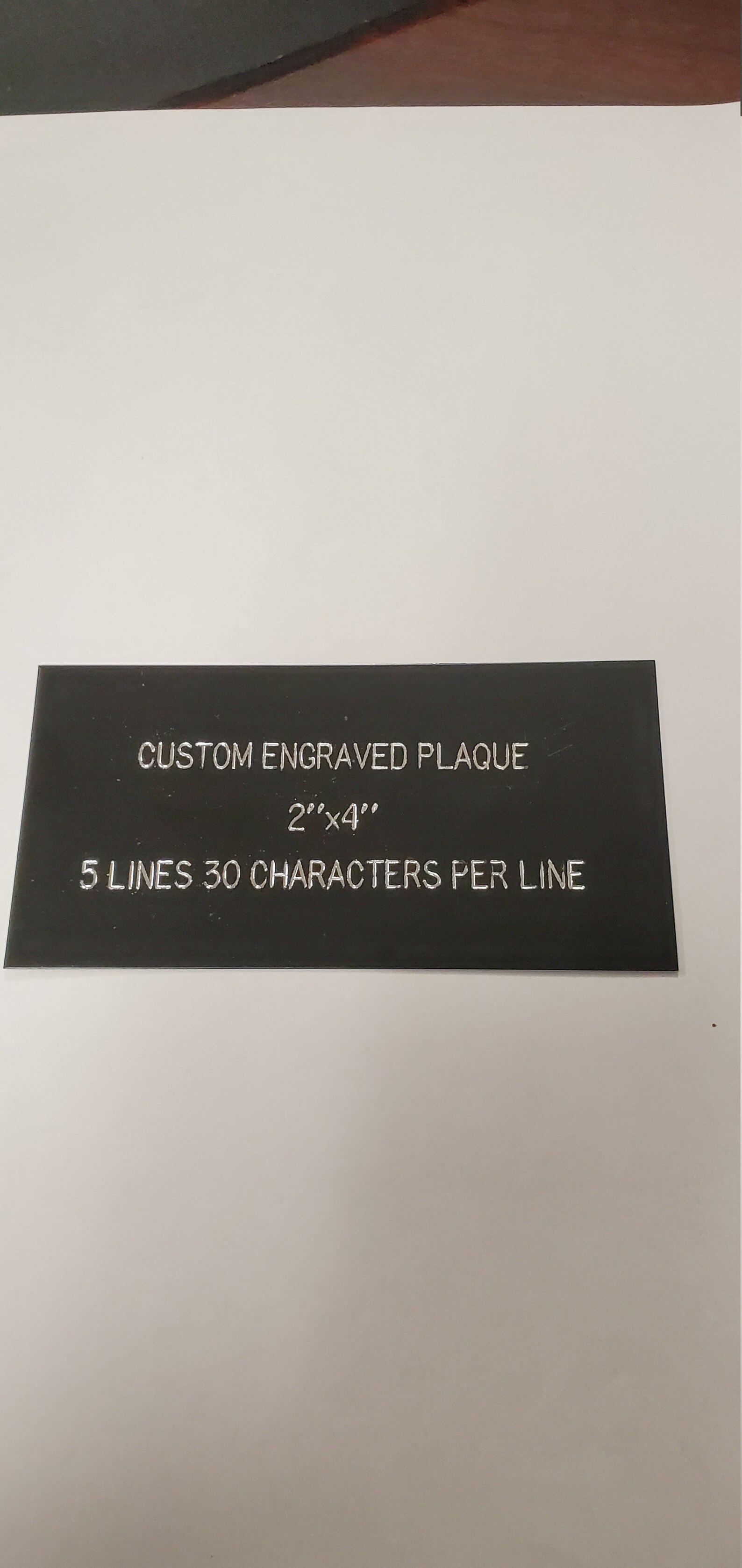 Custom Engraved Brass Plaque Personalized Name Plate | Etsy