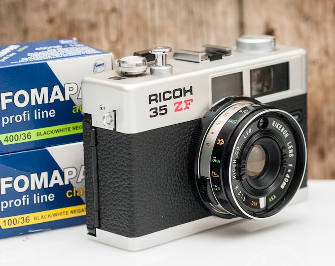 Vintage Ricoh 35 ZF Compact Viewfinder 35mm Film Camera With 40mm F/2.8 ...