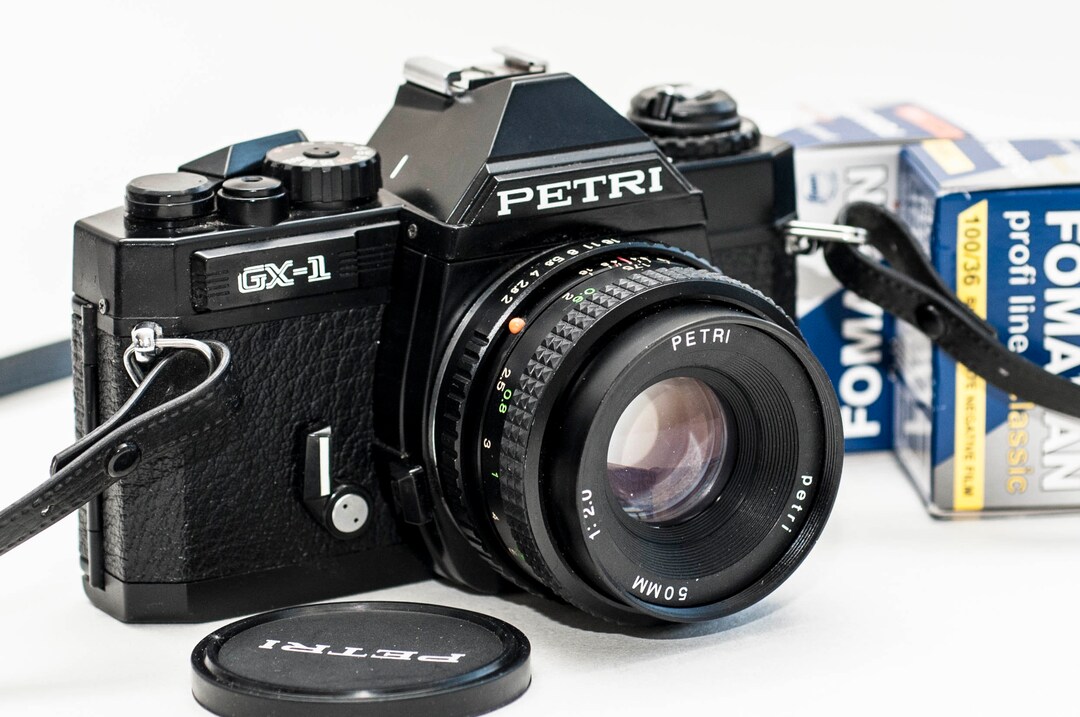 PETRI GX-1 Film Camera With COSINON-S 50mm F/2 Cosina Lens Pentax ...