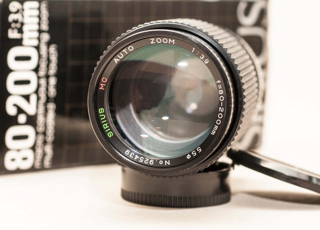 Canon FD Fit SIRIUS Lens 80-200 Mm F/3.9 - MACRO - New Like - Etsy