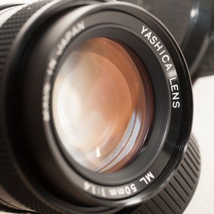YASHICA ML Lens 50 Mm F/1.4 -EXCELLENT. - Etsy