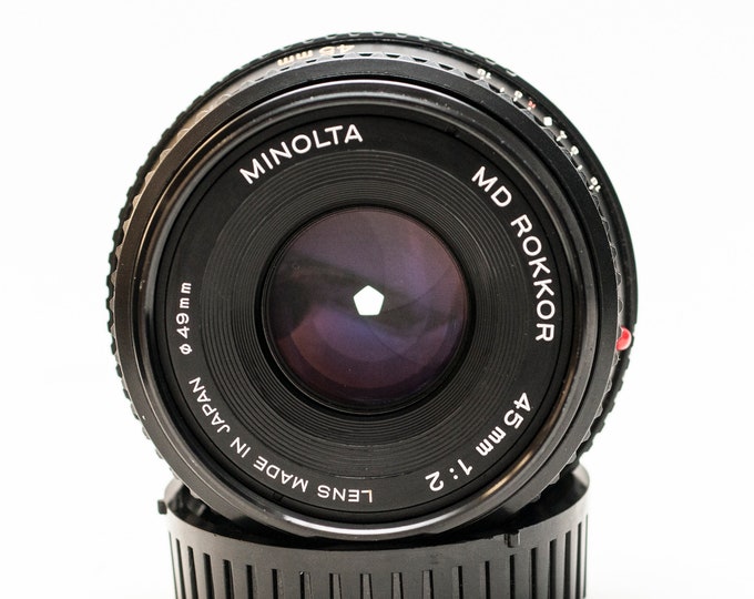 MINOLTA MD Lens 45 Mm F/2 .. Portrait or Everyday Photography. - Etsy