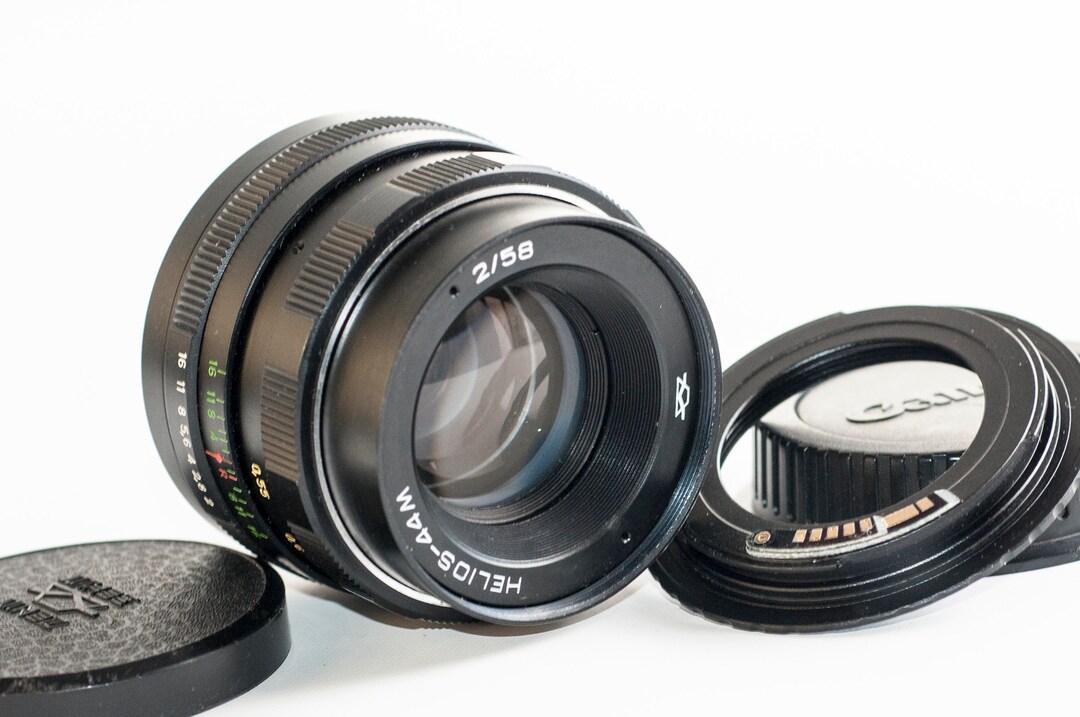 Canon EOS EF-S Adapted Helios Lens 58 Mm F2 - Etsy