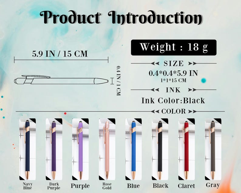 Custom Pens Bulk,bridesmaid Pens,custom Teacher Gift,company Gifts ...