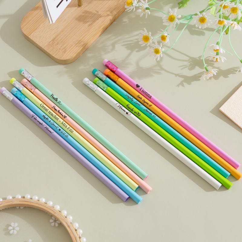 Monogrammed Pencil - Etsy