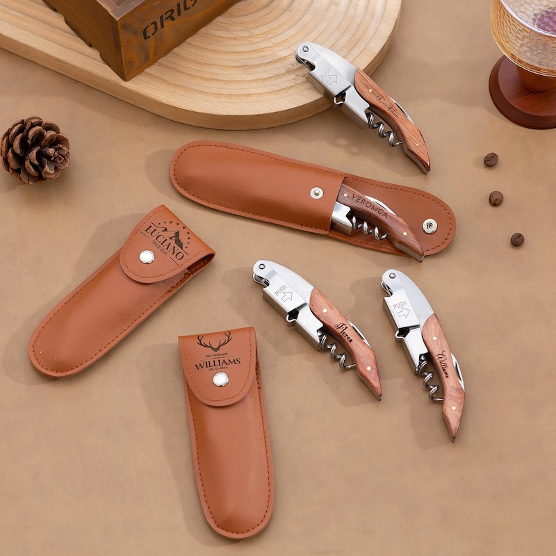 Wooden Corkscrew - Etsy